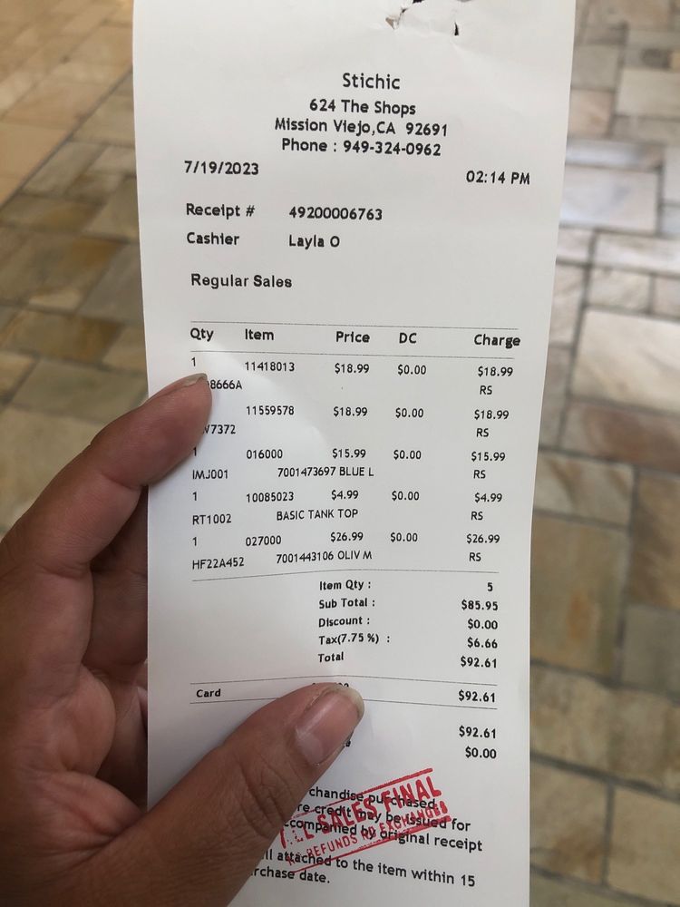 STICHIC - Updated September 2025 - 952 Shops At Mission Viejo, Mission ...