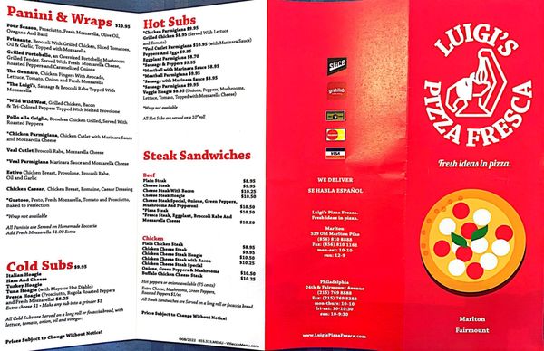 LUIGIS PIZZA FRESCA - Updated October 2025 - 46 Photos & 117 Reviews ...