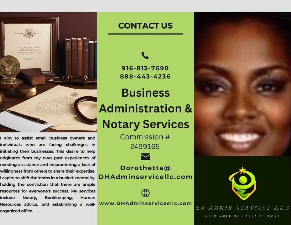 DH ADMIN SERVICES - Updated September 2025 - Request Consultation ...