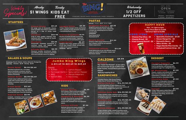 THE BING PIZZERIA & DRAFT HOUSE - Updated July 2025 - 42 Photos & 40 ...