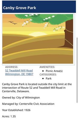 CANBY GROVE PARK - Updated May 2025 - 52 Twaddell Mill Rd, Wilmington ...