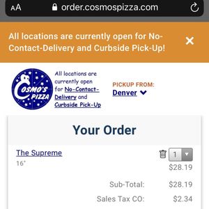 COSMO’S PIZZA - 74 Photos & 291 Reviews - 550 Grant St, Denver ...