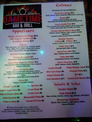 GAMETIME BAR AND GRILL - Updated October 2025 - 38 Photos & 39 Reviews ...
