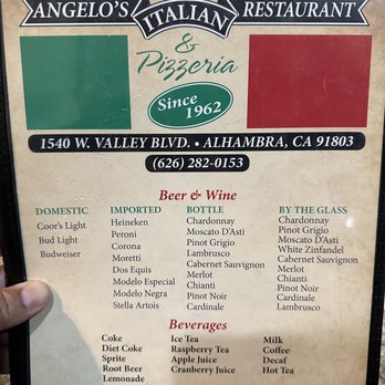 ANGELO’S ITALIAN RESTAURANT & PIZZERIA - Updated September 2024 - 627 ...
