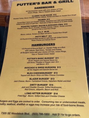 PUTTER’S BAR & GRILL - Updated September 2024 - 15 Photos & 38 Reviews ...