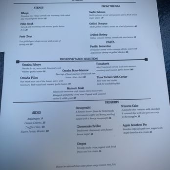 TABOO RESTAURANT - Updated December 2025 - 26 Photos & 23 Reviews ...