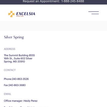 EXCELSIA INJURY CARE - Updated October 2025 - 8555 16th St, Silver ...
