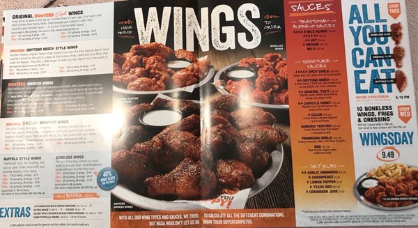 HOOTERS - 110 Photos & 62 Reviews - Chicken Wings - 1801 W Mercury Blvd ...