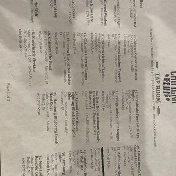 CHIMERA BREWERY - Updated August 2025 - 50 Photos & 38 Reviews - 3759 ...