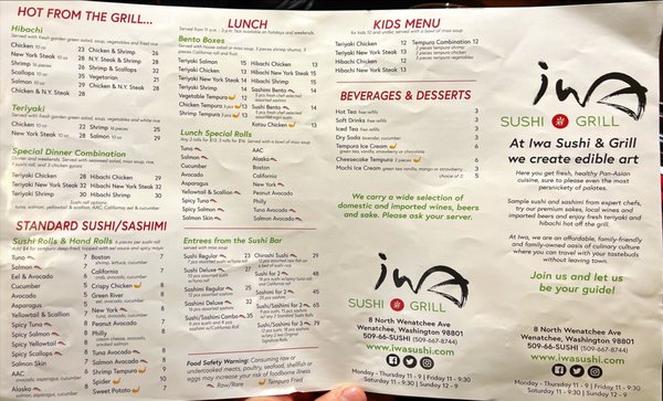 IWA SUSHI AND GRILL - Updated December 2024 - 205 Photos & 166 Reviews ...