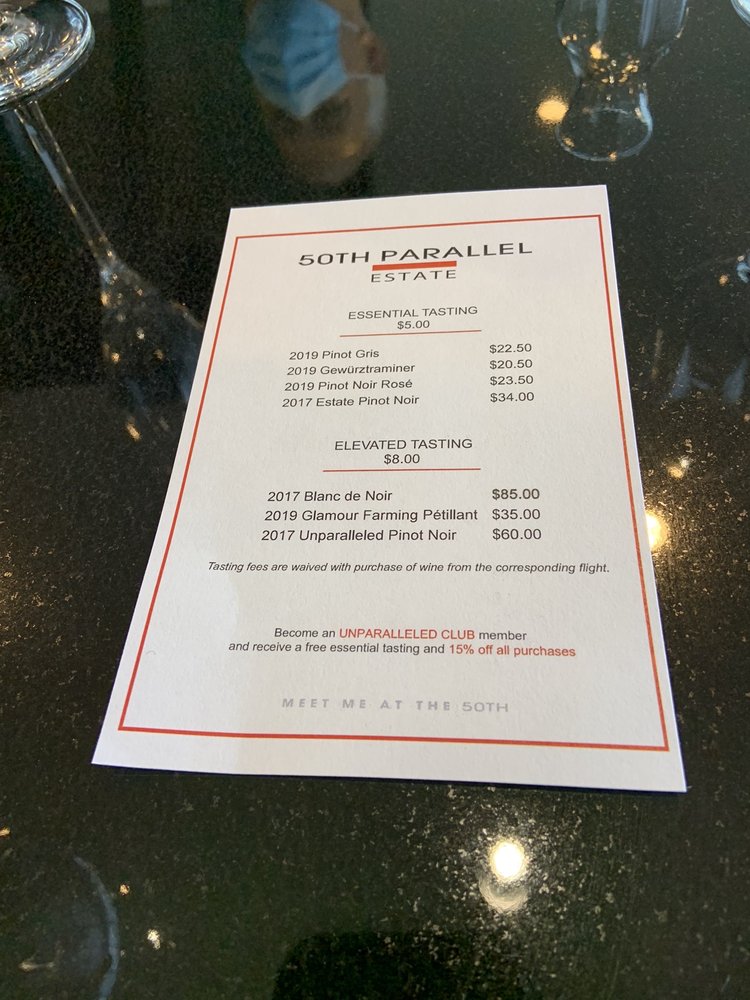 50TH PARALLEL ESTATE WINERY - Updated September 2024 - 17101 Terrace ...