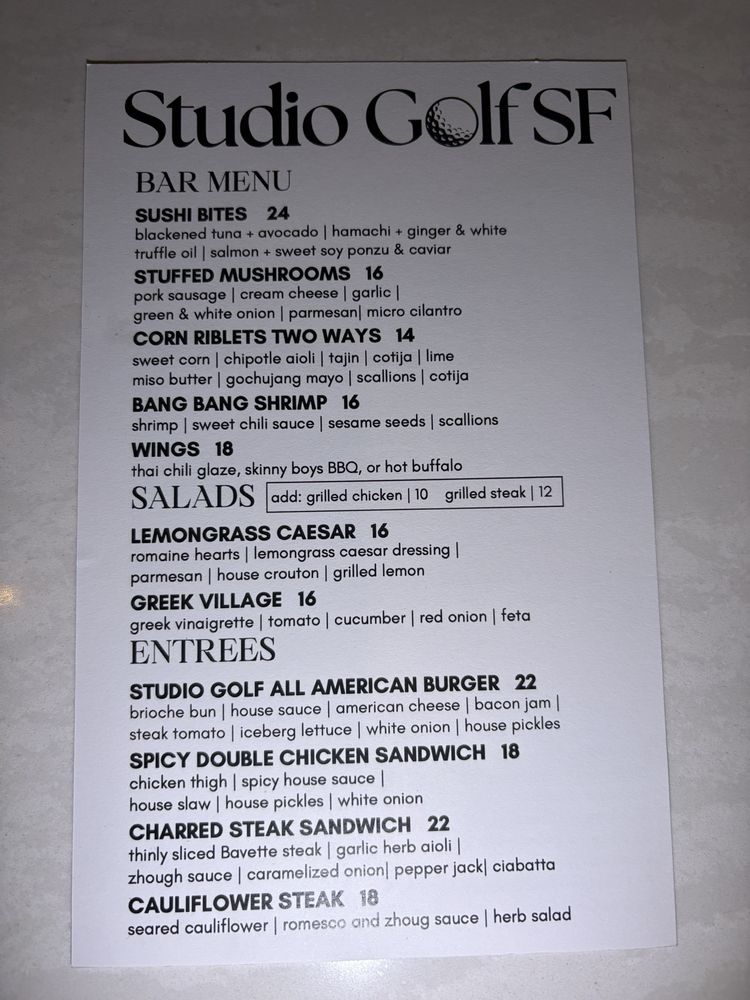 Studio Golf Bar & Grill, San Francisco | Roadtrippers
