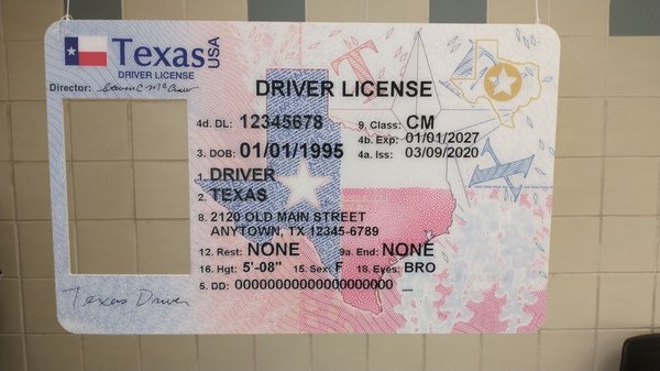 TEXAS DEPARTMENT OF PUBLIC SAFETY DRIVER LICENSE - Updated December ...