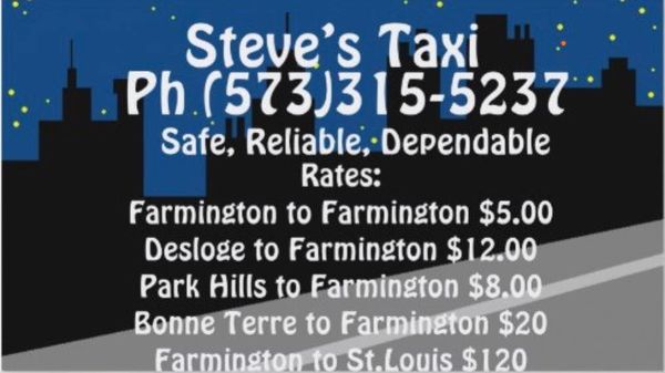 STEVE’S TAXI - Updated December 2025 - 10 Photos & 11 Reviews - Desloge ...