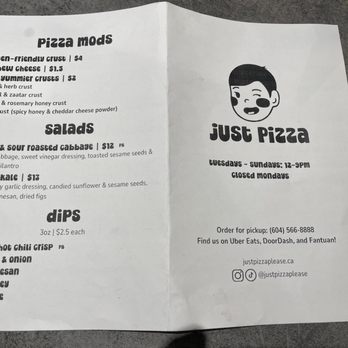 JUST PIZZA - Updated October 2025 - 73 Photos & 29 Reviews - 1629 ...