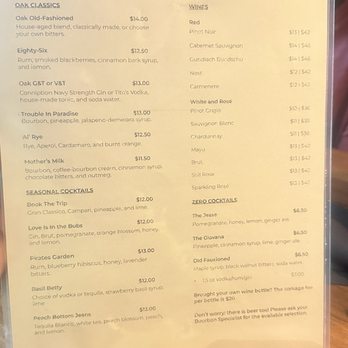 THE OAK - RALEIGH - Updated August 2025 - 591 Photos & 563 Reviews ...