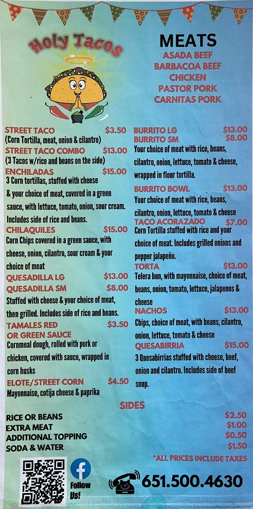HOLY TACOS - Updated February 2025 - 230 Bernard St W, West Saint Paul ...