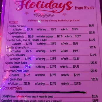 RIVA’S ITALIAN RESTAURANT - Updated April 2025 - 569 Photos & 840 ...