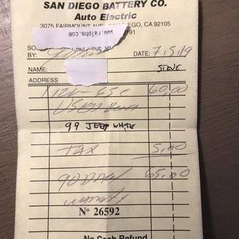 SAN DIEGO BATTERY CO & AUTO ELECTRIC - Updated December 2025 - 27 ...