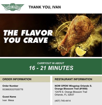 WINGSTOP - Updated July 2025 - 26 Photos & 30 Reviews - 12479 S Orange ...