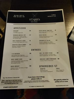 STARR’S RESTAURANT - Updated December 2025 - 7 E Main St, Waterloo, New ...