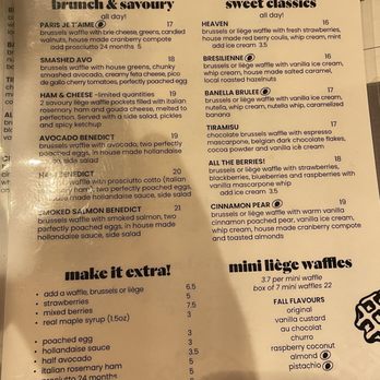 NERO WAFFLES - Updated July 2024 - 1301 Photos & 670 Reviews - 1703 ...