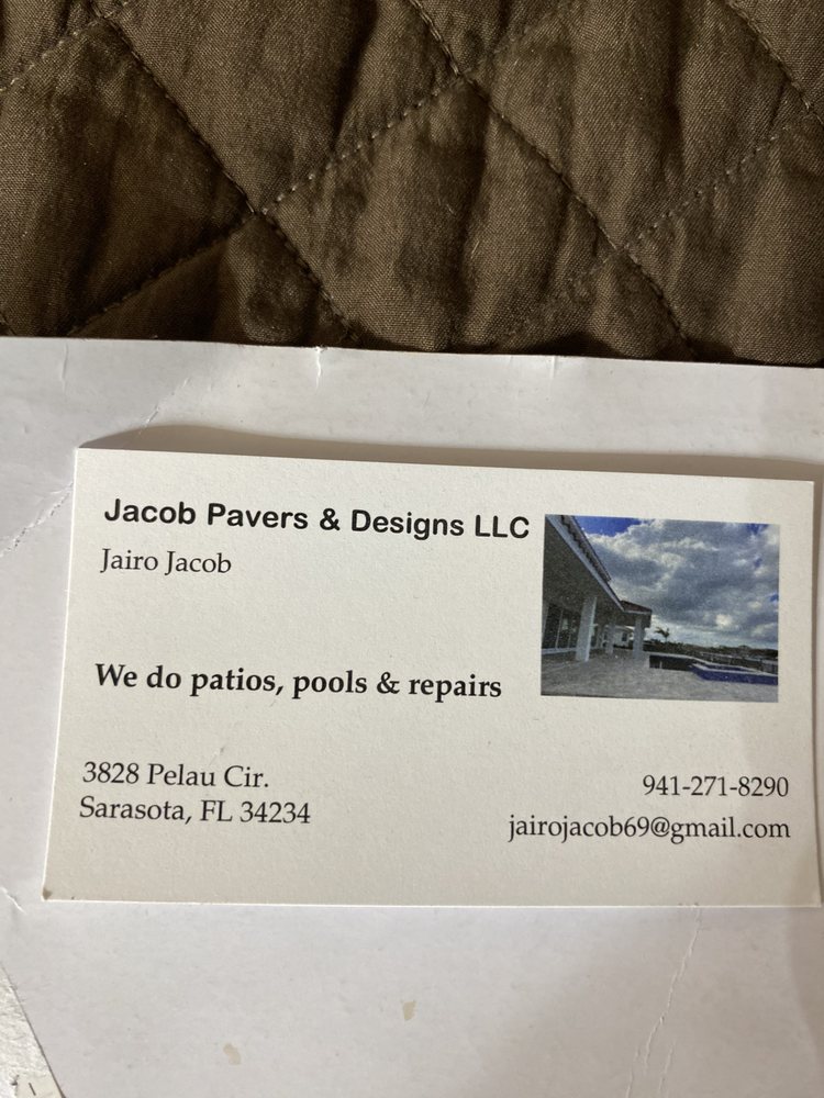 JACOB PAVERS & DESIGNS - Updated July 2025 - 3828 Pelau Cir, Sarasota ...