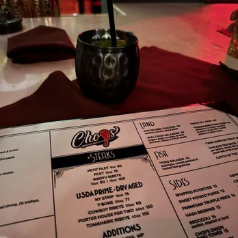 CHOPS STEAKHOUSE - Updated May 2025 - 282 Photos & 106 Reviews - 38 W ...