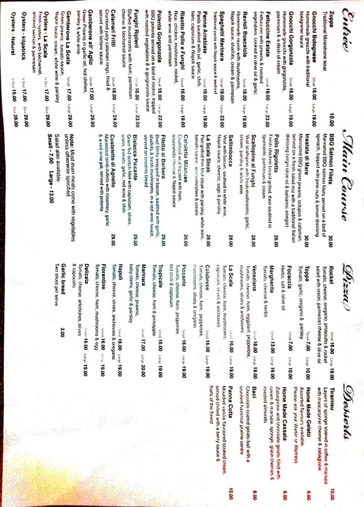 LA SCALA RESTAURANT - Updated April 2024 - 455 Banna Ave, Griffith New ...