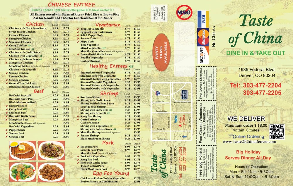TASTE OF CHINA - Updated May 2026 - 94 Photos & 206 Reviews - 1935 ...