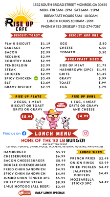 RISE UP CAFE - Updated December 2025 - 1532 S Broad St, Monroe, Georgia ...