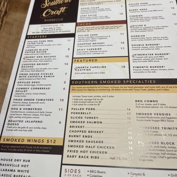 SOUTHERN CRAFT BBQ - Updated January 2025 - 30 Reviews - 2620 E Andrew ...