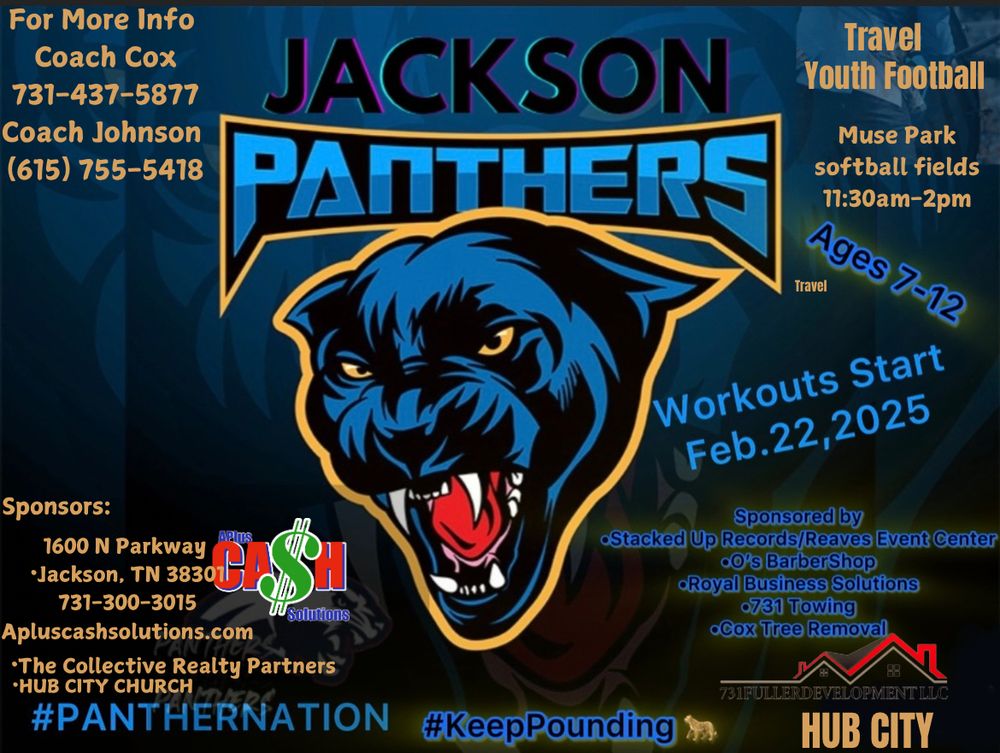 THE JACKSON PANTHERS - Updated May 2025 - Jackson, Tennessee - Amateur ...