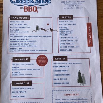 CREEKSIDE BBQ - Updated December 2024 - 247 Photos & 204 Reviews - 1020 ...