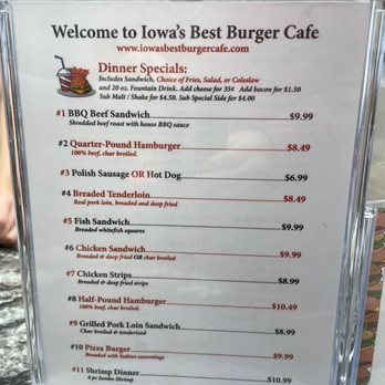 IOWA’S BEST BURGER CAFE - Updated August 2024 - 54 Photos & 64 Reviews ...