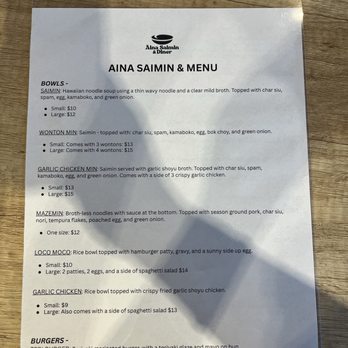 AINA SAIMIN & DINER - Updated June 2025 - 211 Photos & 83 Reviews ...