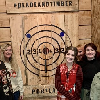 BLADE & TIMBER AXE THROWING - PORTLAND - Updated June 2025 - 31 Photos ...