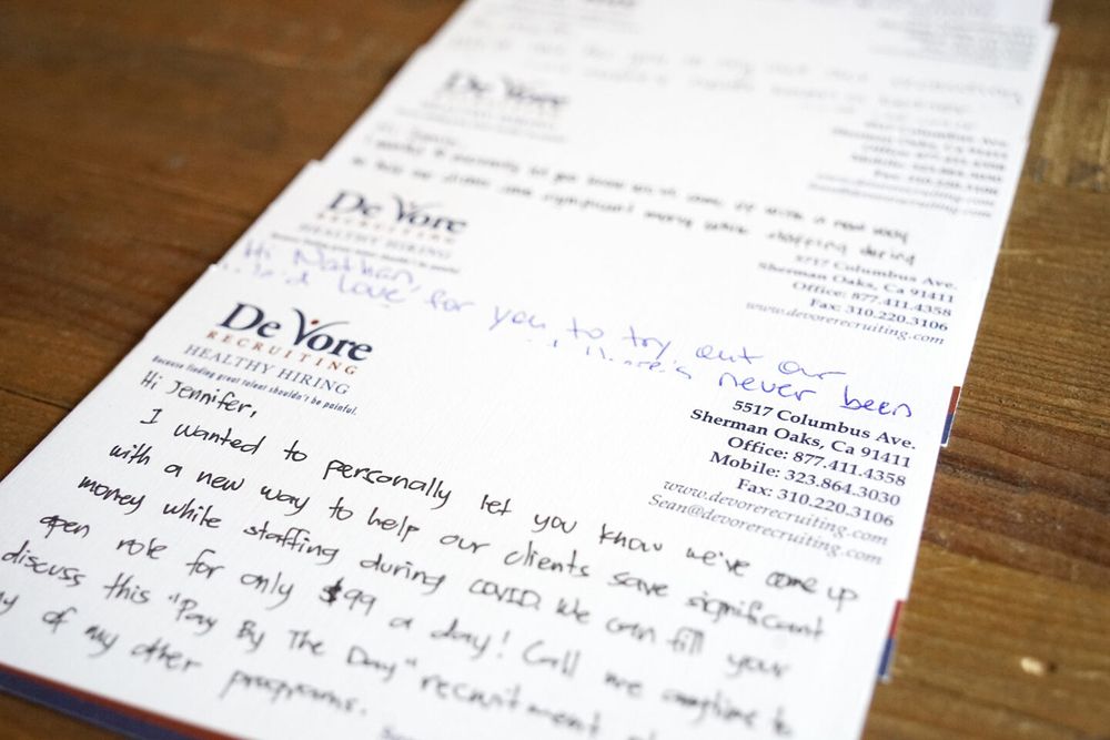 TRULY HANDWRITTEN - Request a Quote - 14900 Magnolia Blvd, Sherman Oaks ...