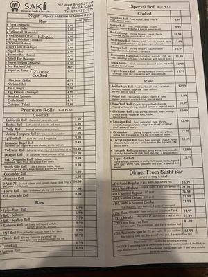 SAKI JAPANESE SUSHI & STEAKHOUSE - Updated May 2025 - 57 Photos & 55 ...