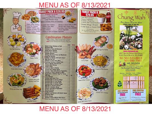 CHUNG WAH - Updated July 2025 - 18 Reviews - 6017 S Dixie Hwy, West ...