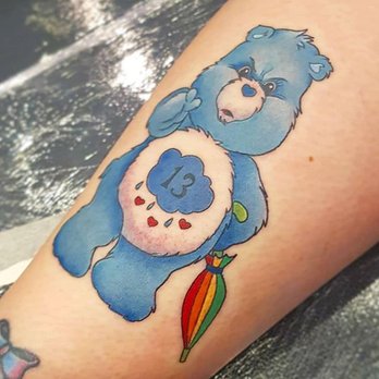 Grumpy Care Bear Tattoos
