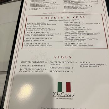 DELUCA’S ITALIAN KITCHEN & BAR - Updated December 2025 - 67 Photos & 47 ...
