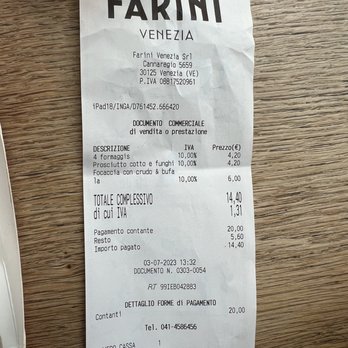 FARINI - Updated May 2025 - 256 Photos & 156 Reviews - Sestiere ...
