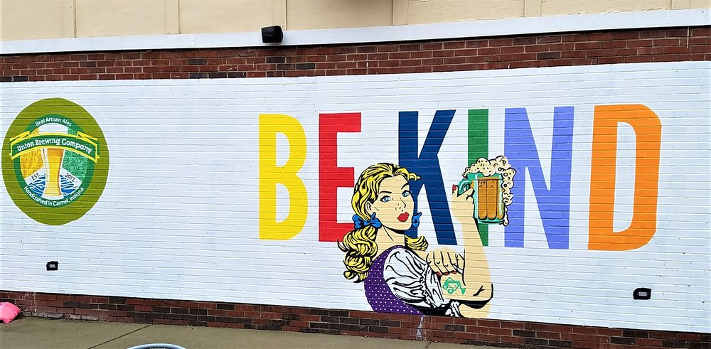 BE KIND MURAL - 622 S Rangeline Rd, Carmel, Indiana - Public Art - Yelp