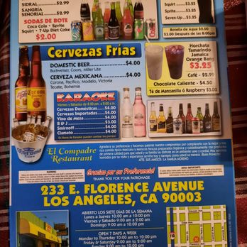 EL COMPADRE RESTAURANT - Updated October 2025 - 30 Photos & 27 Reviews ...