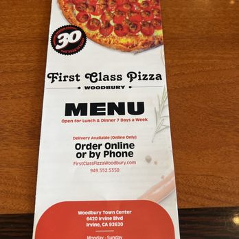 FIRST CLASS PIZZA - Updated July 2024 - 499 Photos & 840 Reviews - 6420 ...