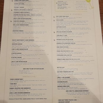 LINE & LURE SEAFOOD KITCHEN & TAP - Updated September 2025 - 514 Photos ...