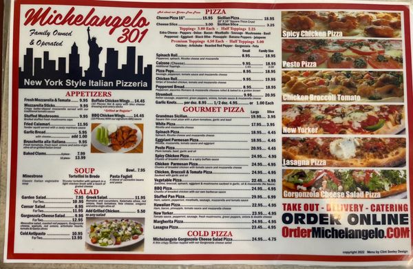 MICHELANGELO 301 PIZZERIA & ITALIAN RESTAURANT - Updated June 2025 ...