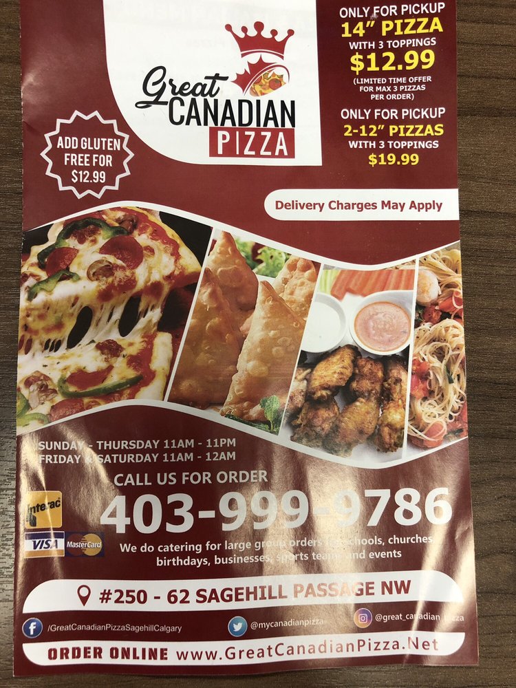 GREAT CANADIAN PIZZA & FRIED CHICKEN - Updated August 2025 - 250-62 ...