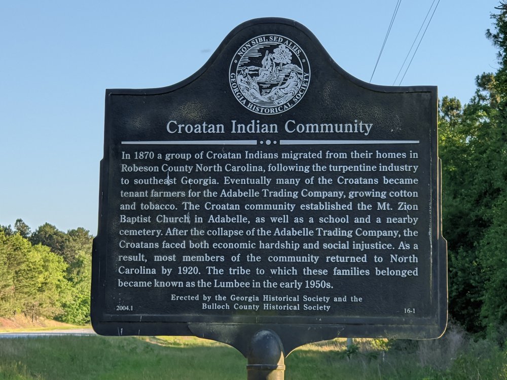 CROATAN INDIAN COMMUNITY - Updated June 2025 - US 301 & Ada Bell Rd ...